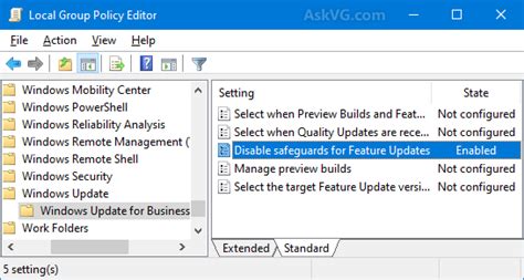 Tip Force Windows To Upgrade To New Feature Update Versions Via Windows Update AskVG