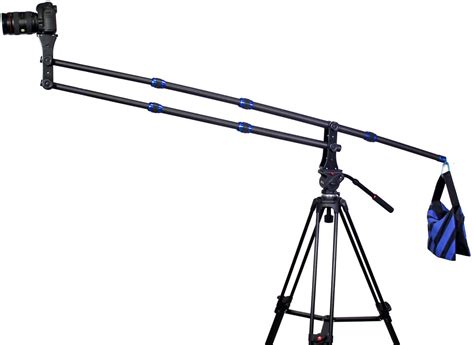 Koolertron Carbon Fiber 65ft2m Portable Portable Camera Crane Jib Arm