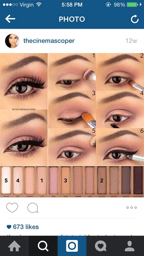 Naked Tutorial Insta Thecinemascoper Eye Makeup Steps Makeup Tutorial Eyeliner Makeup
