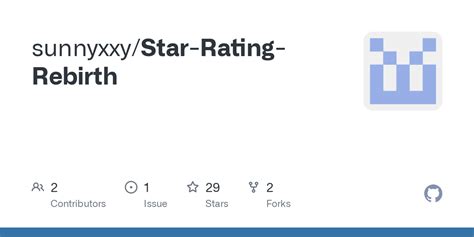 Github Sunnyxxystar Rating Rebirth