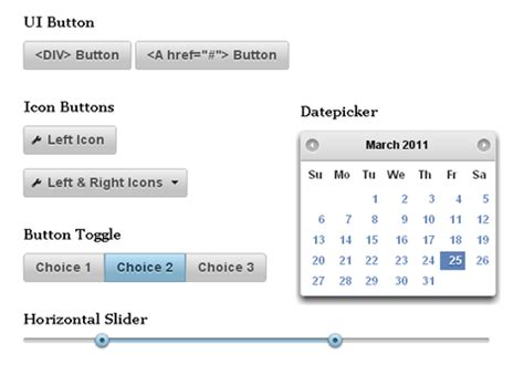 A New Jquery Ui Theme Aristo Web Resources Webappers