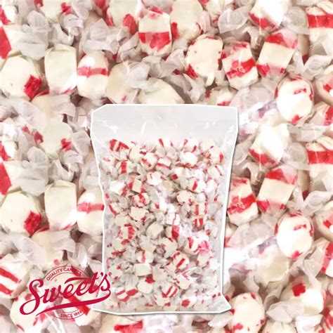 Christmas Candy Cane Salt Water Taffy 3 Pound Bag Cardston Book Shop