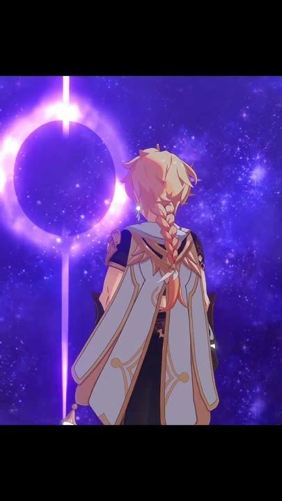 Aether Leaving With Abyss Mage And Leaving Lumine Behind Cinematic