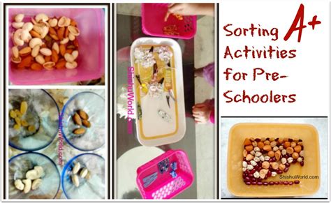 3 Sorting Activities For Pre Babeers ShishuWorld