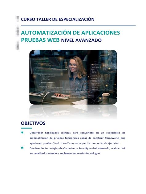 Automatizacion De Aplicaciones Web Nivel Avanzado Pdf Script Java