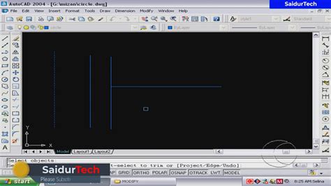 How To Use Extend Command In AutoCAD YouTube