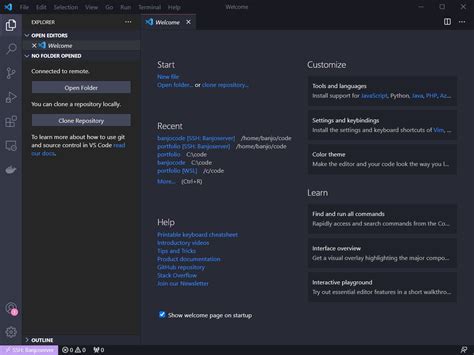 Setup A Remote Development Environment With Linux And Vs Code Banjocode