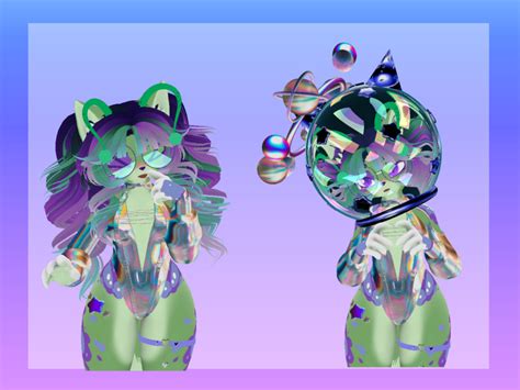 Tuna The Alien Cat Vrchat Nsfw Avatar ‧₊˚ ☁️⋅♡𓂃 ࣪ ִֶָ☾