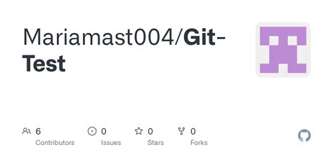 Github Mariamast004git Test