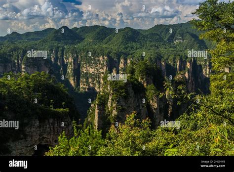 Landscape Of Zhangjiajie National Forest Park In Hunan Province China