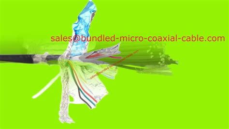 Bundle Micro Coaxial Cable Composite Multi Core Coaxial Cables