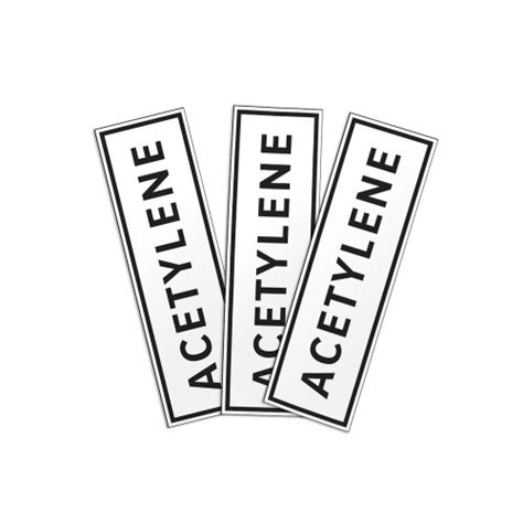 Acetylene Label