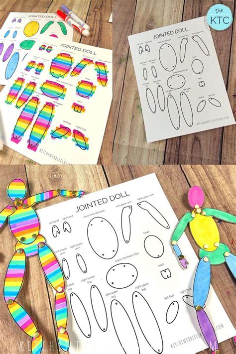 Printable Person Template Jointed Paper Doll Artofit