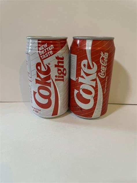 Yahooオークション 空缶 昭和レトロ コカコーラandコカコーラ ライト