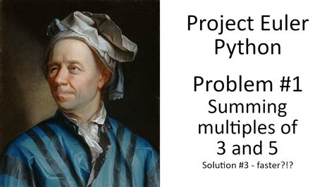 Euler Problem 1 Part 3 New Optimization Attempt Simple Programming In Python Youtube