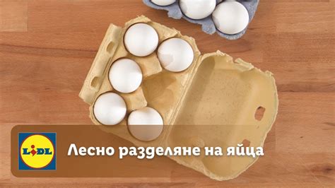 Лесно разделяне на жълтък от белтък Хитринки в кухнята Lidl