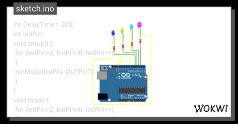 Sketch Ino Wokwi ESP32 STM32 Arduino Simulator