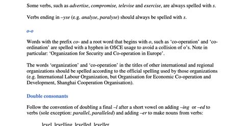 Editorial Style Guide For Publications