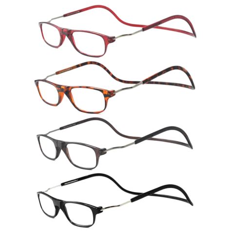2018 Fashion Folding Magnets Magnifying Reading Glasses Magnetic Front
