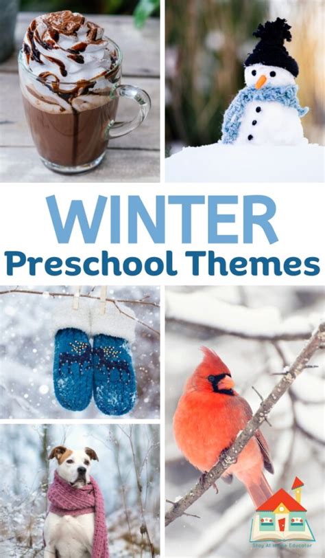 Winter Themes For Preschool Free Lesson Plans Inside Stay At Home