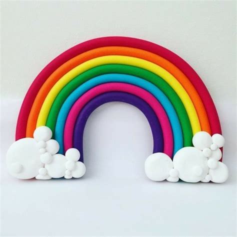 Rainbow Cake Topper For Birthday Cake