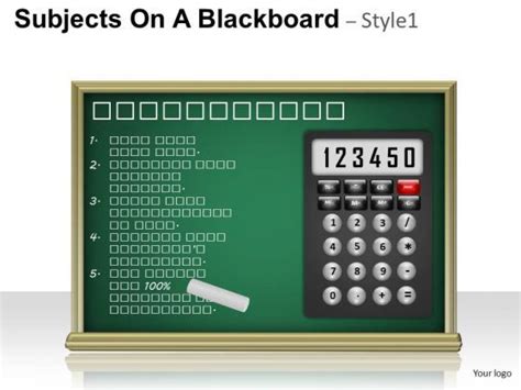 Math Education Calculator PowerPoint Slides And Ppt Template Diagrams
