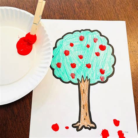 Apple Tree Worksheet Preschool