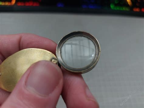 Antiques Atlas Antique Brass Case Folding Magnifying Glass Ac001a518