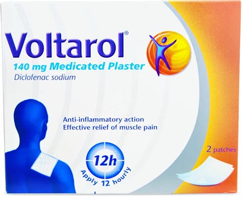 Voltarol Medicated Plaster 2 Patches Medino