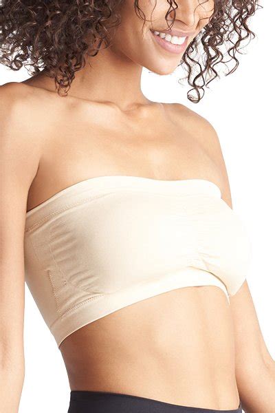 Yummie Nylon Seamless Bandeau Bra Yt5 243 Womens