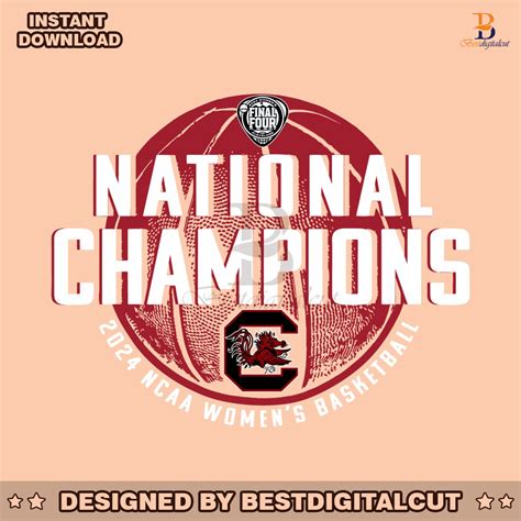 National Champions South Carolina Gamecocks Basketball Svg Instant