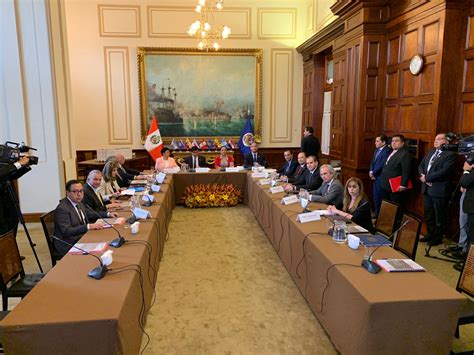 Oea On Twitter El Grupo De Alto Nivel De La Oeaenperú Se Reunió Con