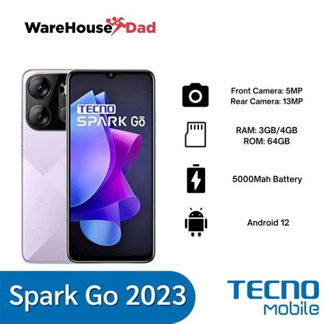 Tecno Spark Go 2023 Smartphone Lazada Ph