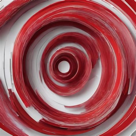 Premium Ai Image Abstract Composition Of Red Waveforms Against A