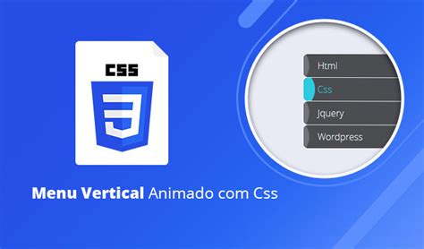 Menu Vertical Animado Css Menus Html E Css Prontos