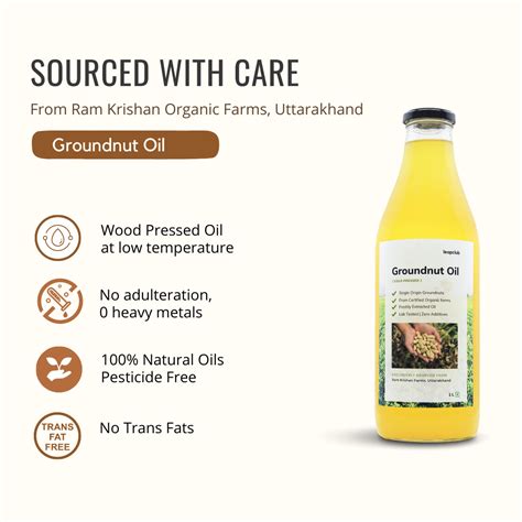 Wood Pressed Groundnut Oil From Uttarakhand 100 Ml Leap Club