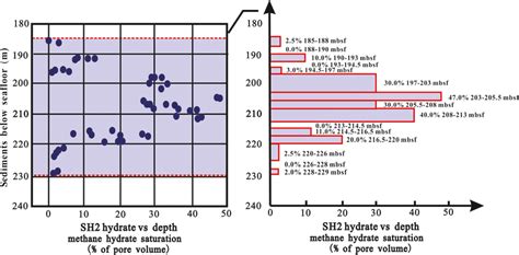 The Hydrate Saturation Profile Inferred From Pore Water Freshening