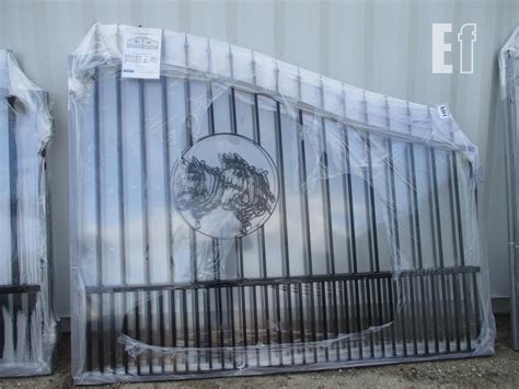 Bi Parting Driveway Fence Gate 16 Auctions Equipmentfacts