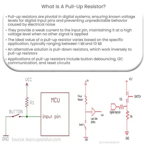 ¿cómo Uso Resistencias Pull Up Y Pull Down En Un Circuito