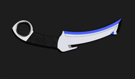 Stl File Futuristic Karambit 🔫・design To Download And 3d Print・cults
