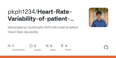 Github Pkph1234heart Rate Variability Of Patient Data In Matlab