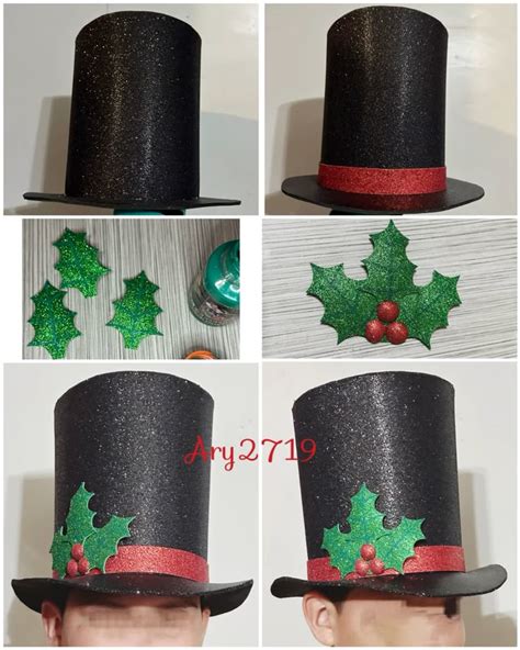 Sombrero navideño Sombrero de muñeco de nieve Sombreros de navidad Muñeco de nieve disfraz