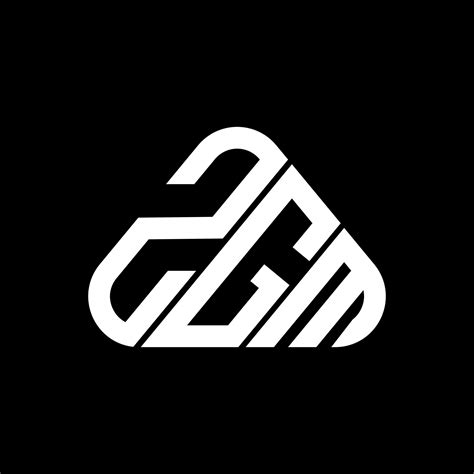 Zgm Letter Logo Creative Design With Vector Graphic Zgm Simple And
