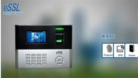 Fingerprint Recognition Essl X990 Biometric Attendance System For