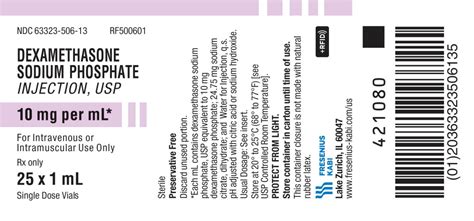 Dexamethasone Sodium Phosphate Package Insert