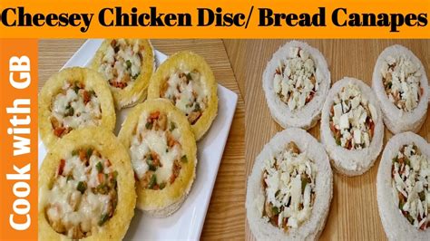 Chicken Cheesey Bread Disc Recipe By Cook With Gbmini Bread Pizza