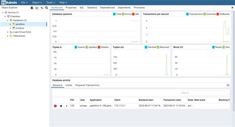 آموزش اتصال سرویس Pgadmin به دیتابیس مستندات پلتفرم ابری چابکان