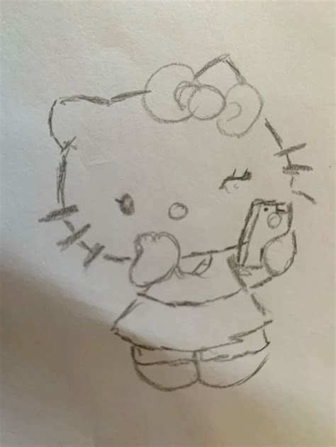 Hello Kitty Hello Kitty Drawing Cute Drawings Kitty Drawing