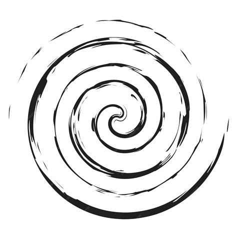 Premium Vector Circular Brush Stroke Vector Illustration