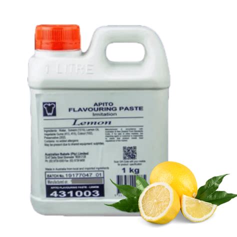 Bakels Apito Lemon Flavoured Paste 1kg Padstow Food Service Distributors